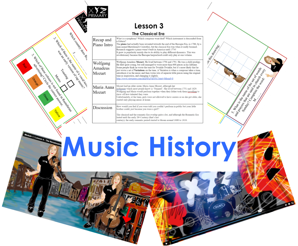 XYZ Primary | Music History Bundle - XYZ Primary